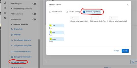 Hiding Statement Numbers In A Qualtrics Matrix Table Xm Community