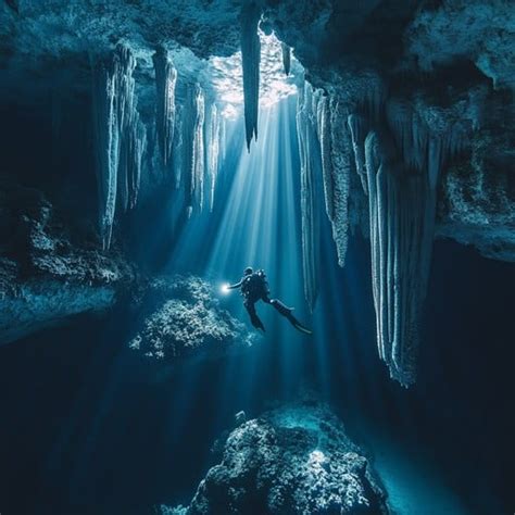 Free Underwater Cave Diving Image Underwater Cave Diving Download
