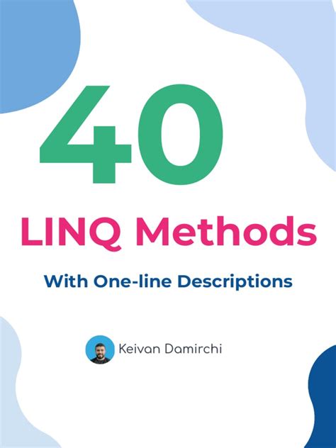 40 Linq Methods Pdf Sequence Computing