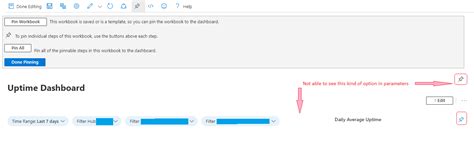 Pin Workbook Parameters To Dashboard For Filtering Result Microsoft Qanda