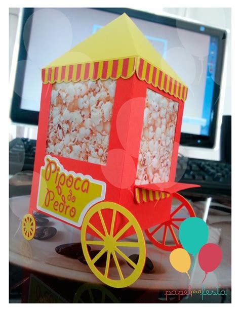 Carrinho De Pipoca Para Festa Circo