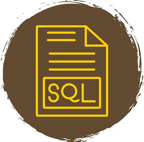 Sql Line Circle Sticker Icon 43967093 Vector Art At Vecteezy