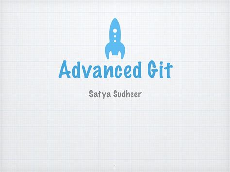 Advanced Git Speaker Deck Advanced Git Speaker Deck
