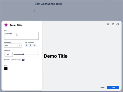 Create Confluence Titles That Stand Out Appanvil