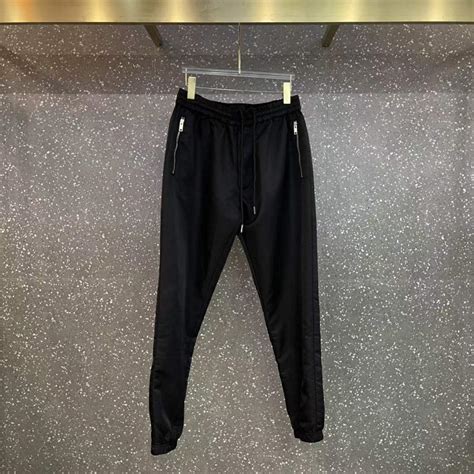 지방시 2023 4g 로고 지퍼 조거 팬츠 바지 트랙 스웻 조거 오버레플 레플리카