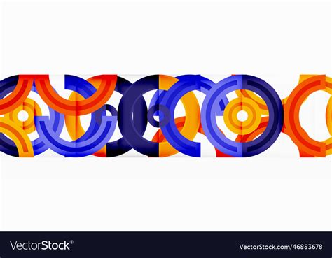 Circles Are Arranged In A Grid Pattern Abstract Vector Image