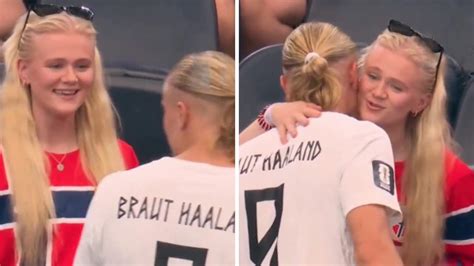Fans Just Discovered Erling Haalands Lookalike Sister At The World Cup