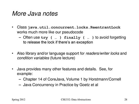 CSE332 Data Abstractions Lecture 21 Shared Memory Concurrency