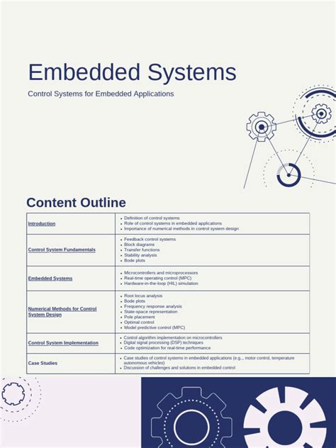 Numerical Pdf Control Theory Embedded System