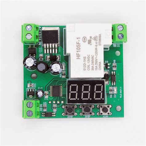 Acdc12~24v Multi Function Time Relay Timer Delay Relay 30a Smart Relay Switch Module Direct