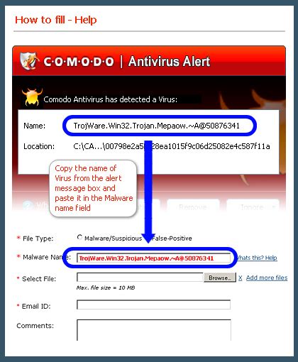 Comodo Antivirus Database Submit Files For Malware Analysis