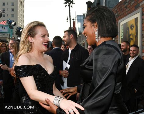 Elisabeth Moss Sexy At The Premiere Of The Kitchen Tcl Chinese Theatre In Hollywood Aznude