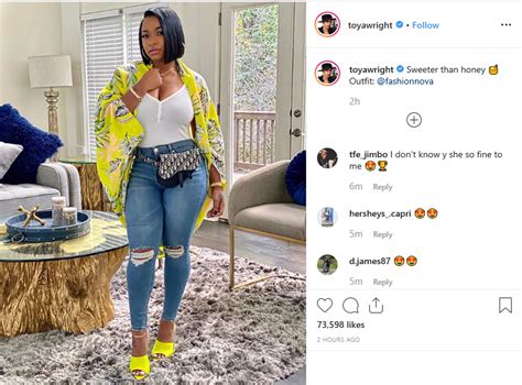 So Damn Beautiful Toya Wrights Sweet Looks Have Fans Hooked