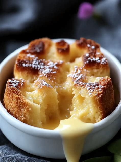 Classic Bread Pudding With Vanilla Custard Irresistibly Delicious