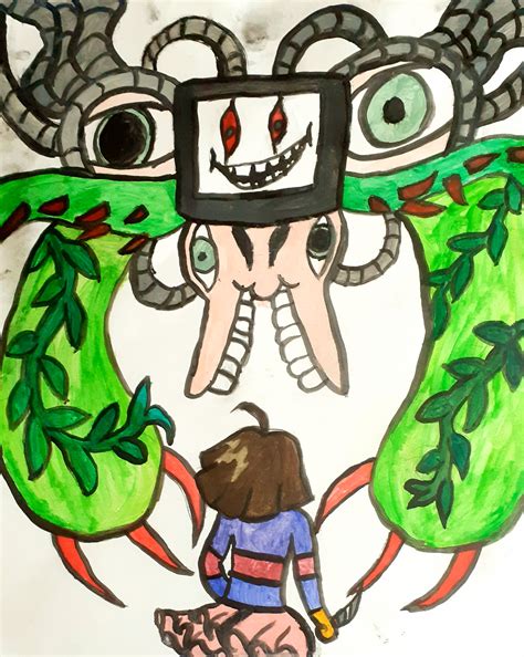 Omega Flowey Fight Photoshop Flowey By Pineapplewatermelony On Deviantart