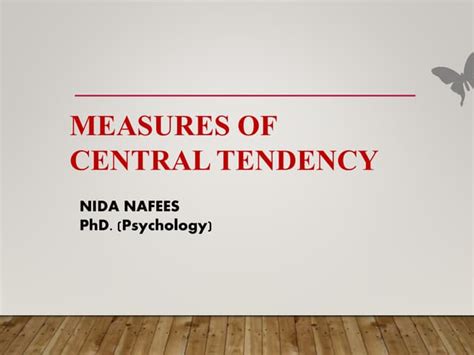 Measures Of Central Tendency Ppt