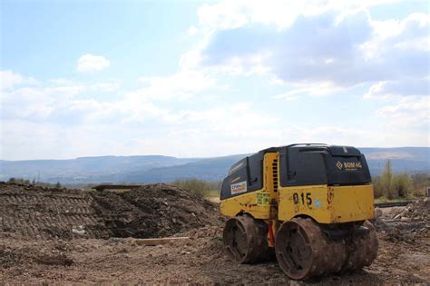 Remote Control Compaction On Key Infrastructure Project Plant Hire Gb