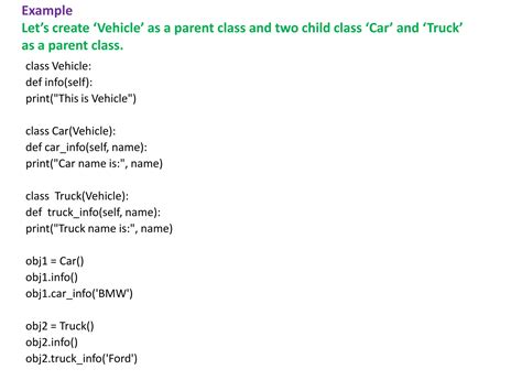 All About Python Inheritancepython Codingdf Ppt