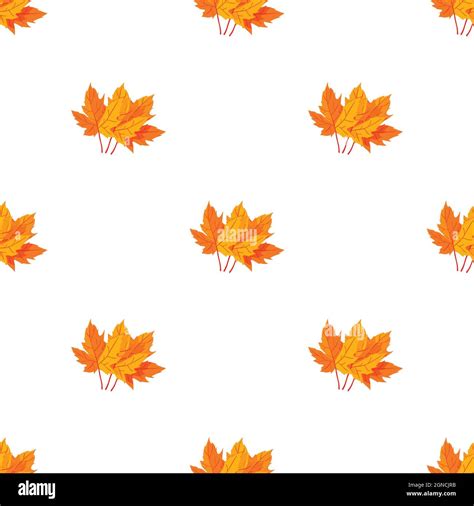 Autumn Leaves Pattern Seamless Background Texture Repeat Wallpaper