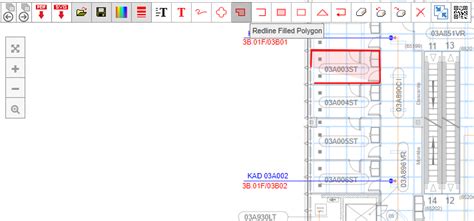 redline filled polygon cadviewer user manual and icon interface commands