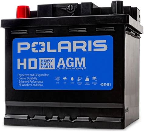 Polaris Off Road Hd Agm Battery Specific For Ranger 1000