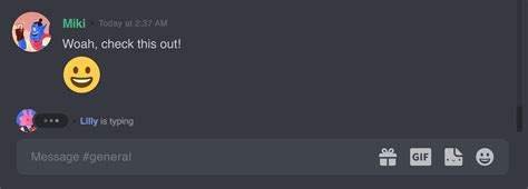 Revamped Typing Indicators Discord