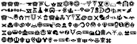 Different Symbols From Magic The Gathering Sets