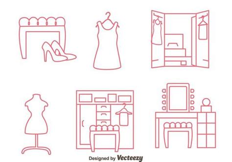 Dress Outline Vector Art Icons And Graphics For Free Download