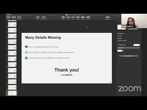 Conference Talks Talk Multiparty Computation 1 From Theiacr Class