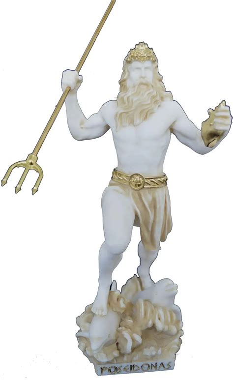 مجسمه پوزئیدون نپتون خدای دریای یونان باستان مجسمه فعال پیر