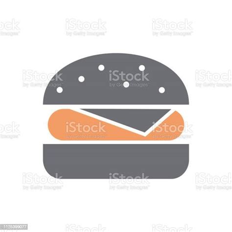 흰색 배경 그래픽 및 웹 디자인 현대 간단한 벡터 기호에 대 한 버거 아이콘 인터넷 개념입니다 웹사이트 디자인 웹 버튼 또는 모바일 애플 리 케이 션에 대 한 최신 유행