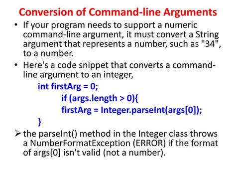 Command Line Arguments In Java Tutorial Pdf