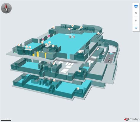 Vue加载esmap室内场景 城市园区三维场景引擎室内导航及制作易景三维可视化平台esmap