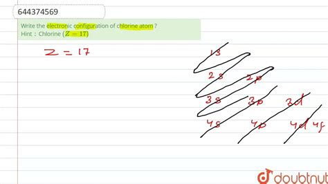 Chlorine Electron Configuration