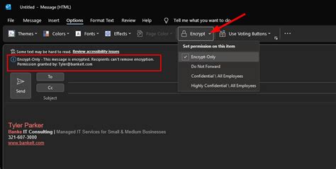 How To Encrypt Emails In Microsoft 365 Banke IT Consulting Knowledgebase