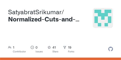 Github Satyabratsrikumarnormalized Cuts And Image Segmentation