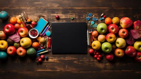 Premium Ai Image School Days Chalkboard Reset