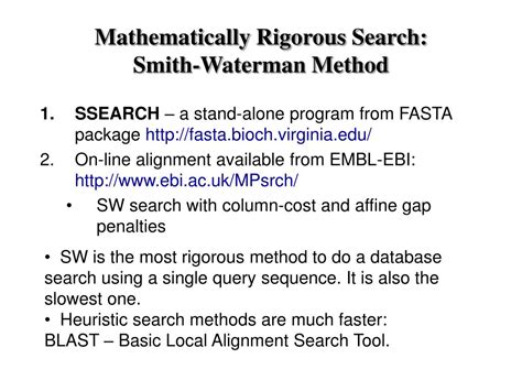 Ppt Sequence Alignments And Sequence Database Searching Igor Kuznetsov Bioinformatics Workshop