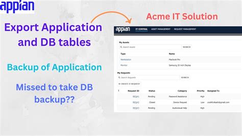 Export Application In Appian Export Sql In Mariadb Backup Of App In Appian Appian Tutorial