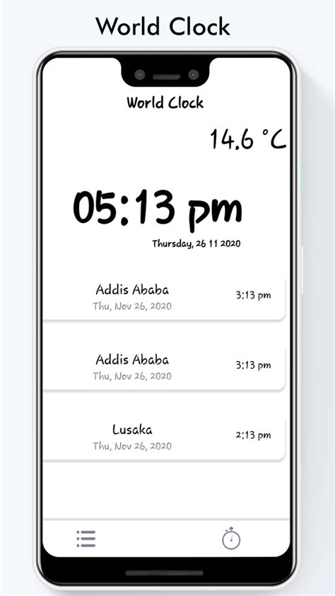 World Clock Stopwatch App For Android Download
