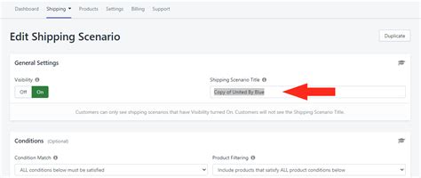 Create A Duplicate Shipping Scenario Intuitive Shipping Help Center