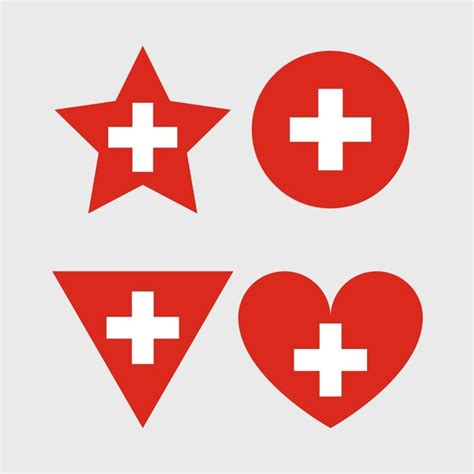 Premium Vector Switzerland Flag Vector Icon