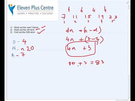 Nth Term Sequences YouTube