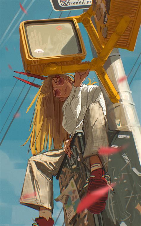 Power Chainsaw Man Drawn By Freakifier Danbooru