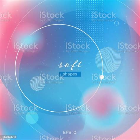 액체 색상 추상 기하학적 모양 최소한의 배너 로고 소셜 미디어 게시물에 대한 유체 그라데이션 요소 미래지향적인 트렌디한 다이나믹 서클 요소 추상적 배경입니다 Eps10 벡터