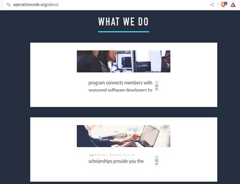 Bug About Page Scrollbars In Content · Issue 1775 · Operationcodefront End · Github