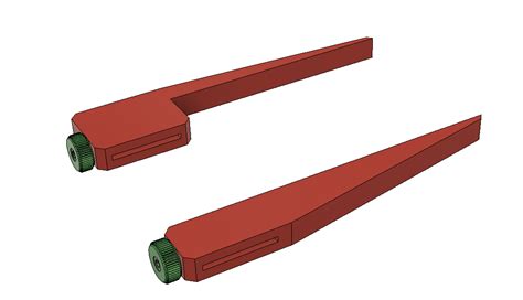 Long Caliper Jaws For Harbor Freight 40 Rule Fusion 360 By Ecf