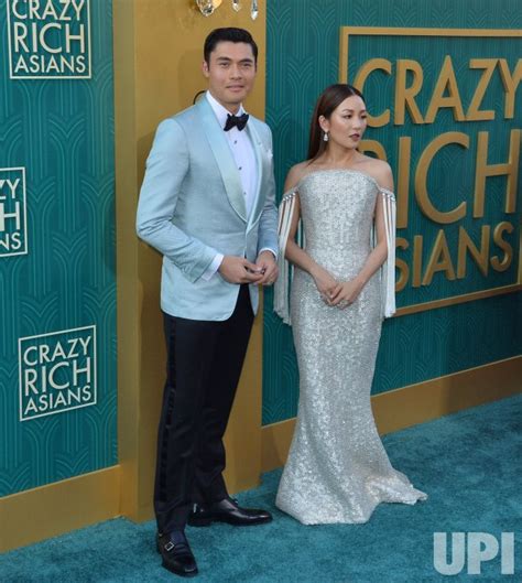 Photo Henry Golding And Constance Wu Attend The Crazy Rich Asians