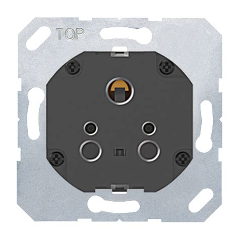 Socket Insert 1 Gang British Standard 546 5a For Wall Boxes 60 Mm 3171 5 Eins