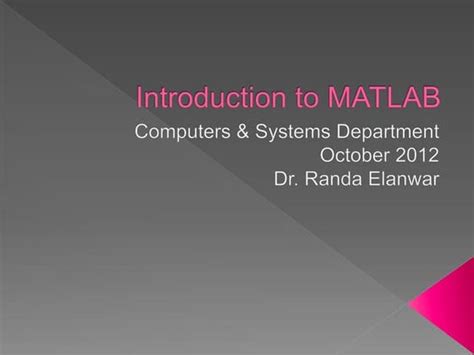 Solution Of Matlab Chapter 2 Pdf